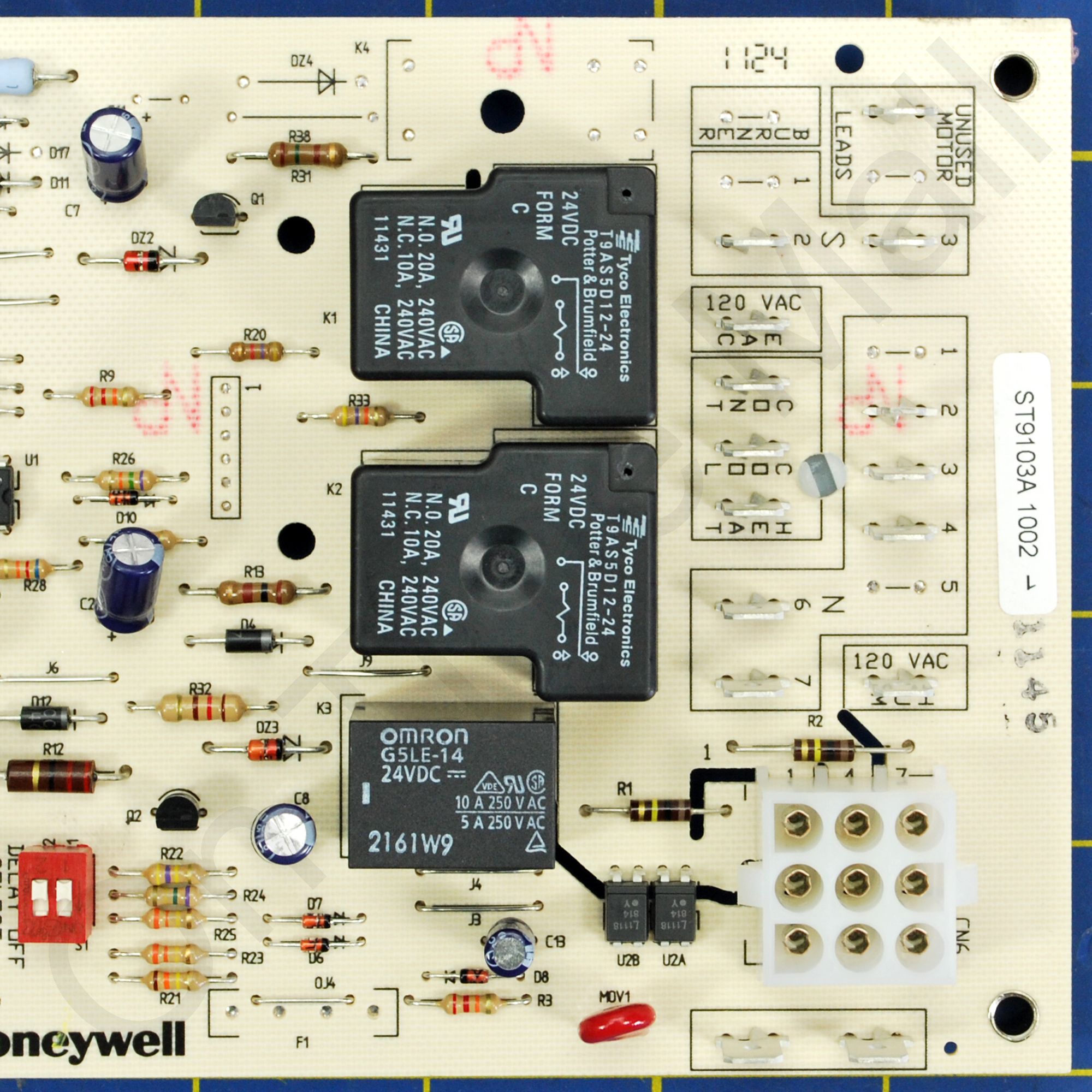 Honeywell ST9103A1002 Fan Delay Relay